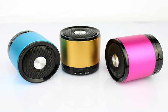Circular Column Stereo Digital Speaker Hands Free Bluetooth Speaker / with any 3.5mm audio device