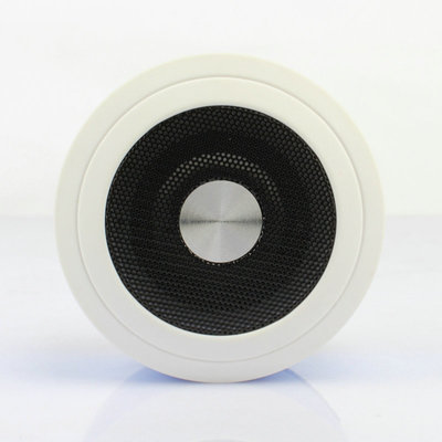 White Hands Free Bluetooth Speaker / Wireless Bluetooth Speaker With Hi-Fi Stereo For MP3 Player
