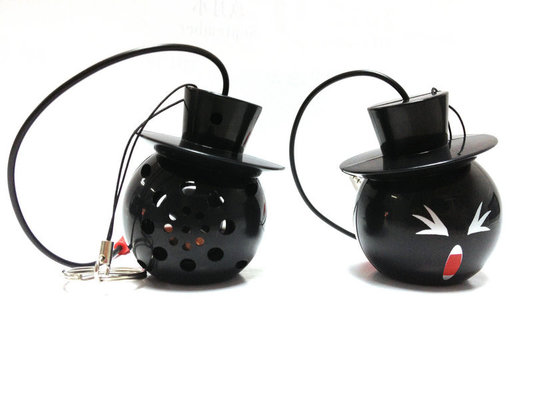 BOMB Black Speaker Portable Speakers For Cell Phones ,MP3, MP4, IPod, IPhone With With Cap