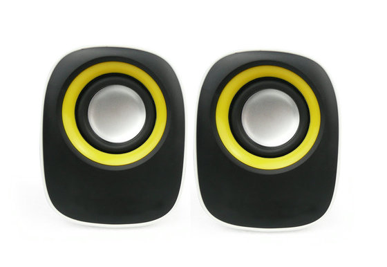 3D Sound USB Plug 77*80*99 Dimensions Portable Speakers For Cell Phones / Computers / Laptop