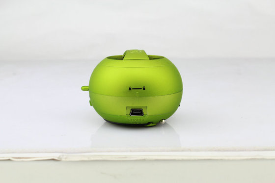 Hamburger Portable Speakers For Cell Phones / DC 5V Rechargeable Speakers For 3.5mm Socket