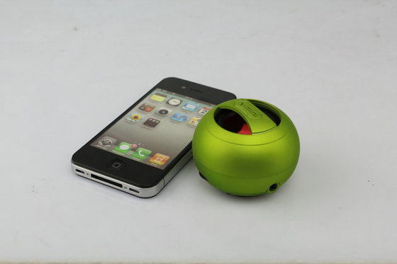 Hamburger Portable Speakers For Cell Phones / DC 5V Rechargeable Speakers For 3.5mm Socket