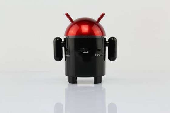 Portable Robot Speaker With Lithium Battery For Android MP3 Player / Portable Speakers For Cell Phones