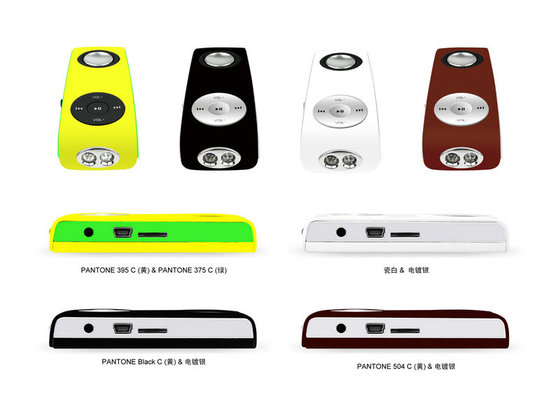 2 LED Lights Portable Speakers With SD Card / Portable Stereo Digital Speaker For MP3, MP4 Player