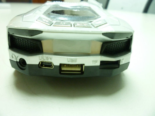 ABS Portable Speaker For Laptops / Bluetooth Speaker With FM Radio / Car Shaped Speakers / With SD Card