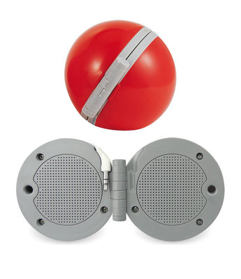 Passive Shiny Laptop Computer  Mini Promotion Ball Speaker with any 3.5mm audio device