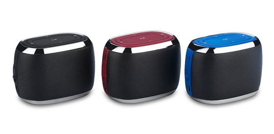 color design mini Bluetooth Stereo Speakers with any 3.5mm audio device