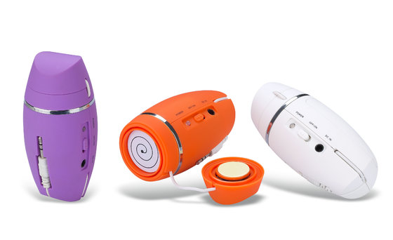 Circular Sound Mini Vibration Speaker With Usb For Mp3 Player Ipad