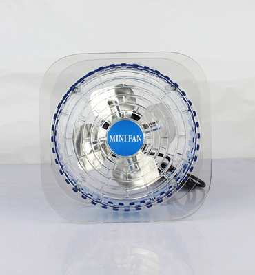 Portable Mental USB Desk Fan Mini Power Saving For Laptop Cooling