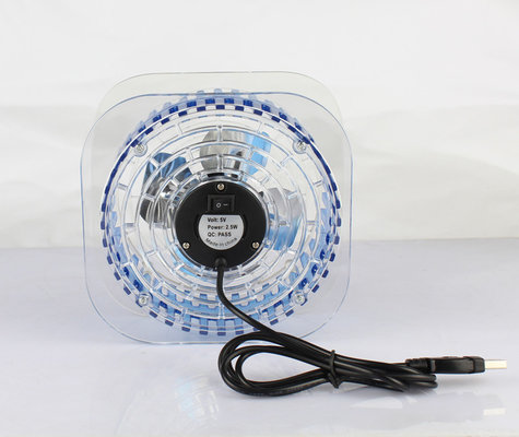 Portable Mental USB Desk Fan Mini Power Saving For Laptop Cooling