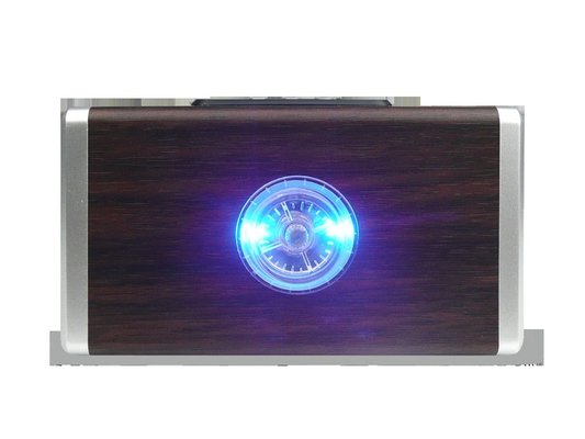 Colorful Light 3.5mm Audio Wooden Speakers With USB FM For Laptop