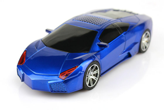 Car Shaped Portable Speakers For Laptops With SD And TF Card