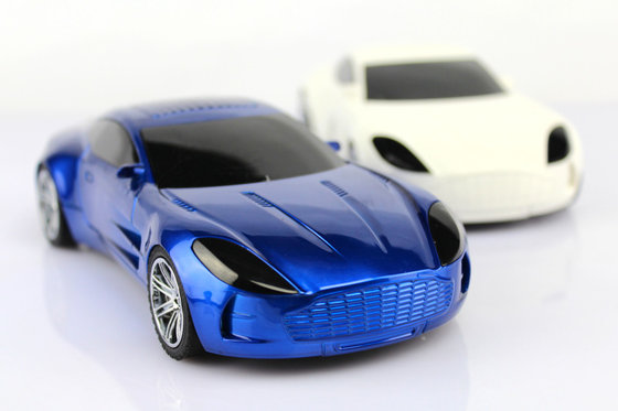 USB 2.0 ABS Portable Speakers For Laptops 3W With Car Shaped