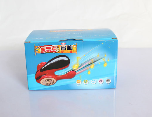 Car Model Mini Portable Speakers For Laptops , 80hz FM radio Speaker