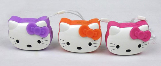 Pink Mini Portable Speakers For Cell Phones / Iphone /Ipad / Laptop