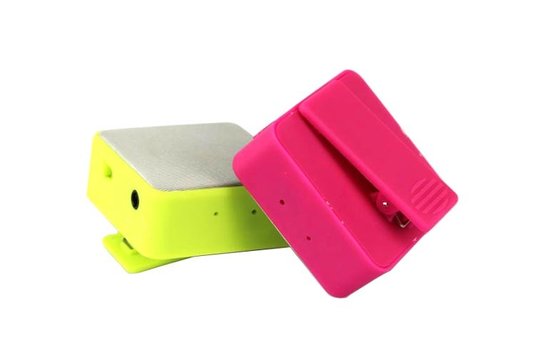 Mini SD Card Hands Free Bluetooth Speakers With Clip And FM Radio