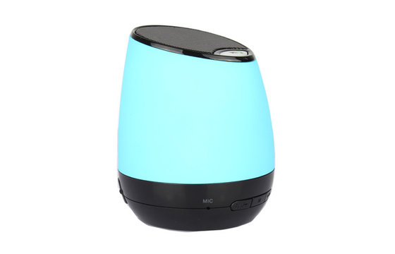 TF Card Bluetooth Stereo Speakers 3w Black Color For Mobile Phone