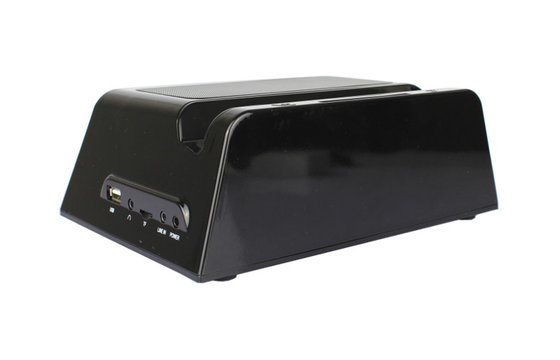 Wireless Portable Bluetooth Stereo Speakers Rechargable White / Black With FM Radio