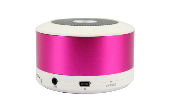 Wireless Portable Iphone Bluetooth Speakers Purple Color For Laptop
