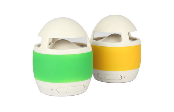 Portable Bluetooth Stereo Speakers In Round Shape With TF Card Function