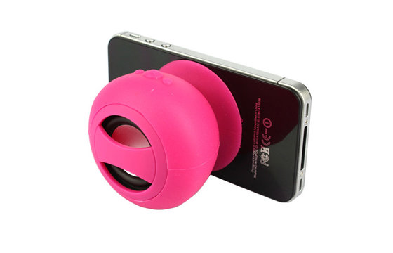 Suction Cup Wireless Portable Bluetooth Speakers With Color LED