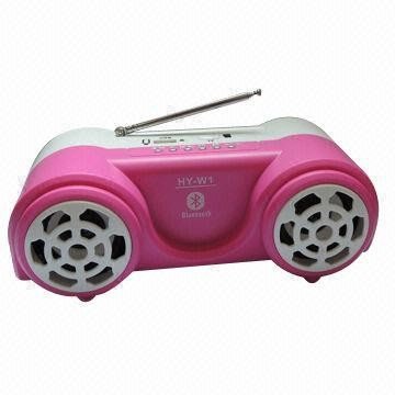 Bluetooth Speaker, FM Radio, SD Card Reader, U Disk Reader, and Line-in Function 
