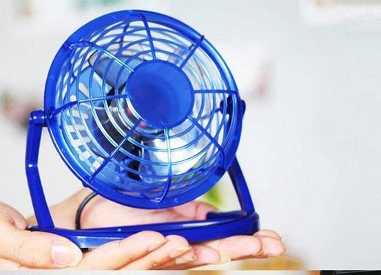 Plastic 360 Rotating Mini USB External Cooling / Cooler Air Fan for laptop, desktop