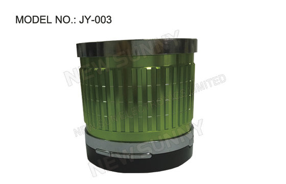 cylinder Aluminum Alloy Wireless Bluetooth Outdoor Speakers for Smartphone / Laptop