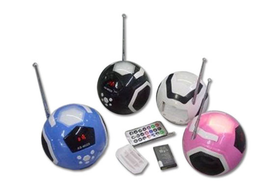 Blue Portable Wireless Cell Phone Speakers , Mini Digital Speaker For Laptop With TF USB Slot