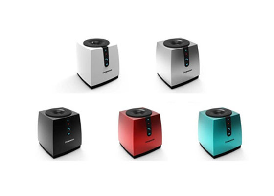 Blue Mini Wireless Cell Phone Speakers , Portable Audio Wireless Bluetooth Music Speaker
