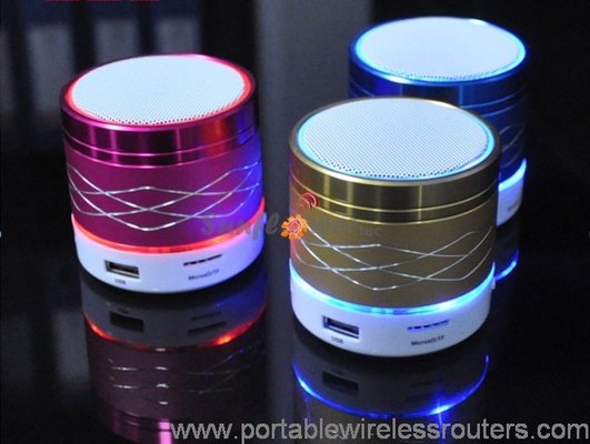 Mini Colorful Light Shinning marquee Portable Bluethooth Speaker support mobile remote control operation