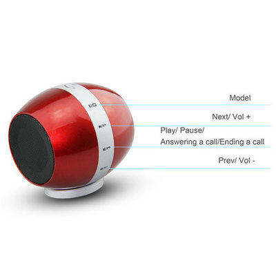 Portable Bluetooth Dock Speaker / Wireless Audio Speaker with Built-in Lithium-ion Battery