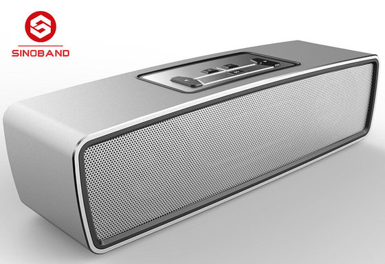 Wireless Hifi Metal Square Portable Bluetooth Stereo Speakers for Smartphone / Laptop