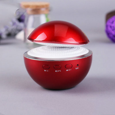Fashion Red and Black Active Mini Bluetooth Speakers Support HFP , A2DP , AVRCP