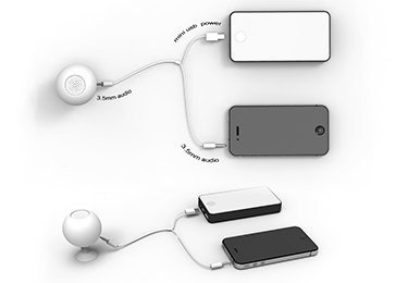 Indoor Outdoor Active Mini iPhone Bluetooth Speakers with Built-in Lithium-ion Battery