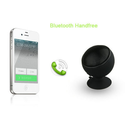 ABS Green Black Waterproof iPhone Bluetooth Speakers High Fidelity 10m Wireless Range
