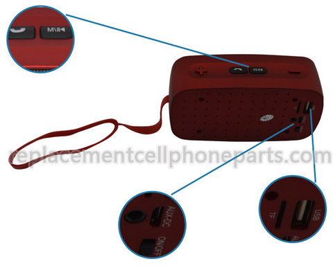 Electronics Cell Phone Mini Speaker Built in rechargeable lithium battery for gift