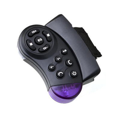 Bluetooth Car Kit Vehicle FM Transmitter MP3 Player Steering Wheel Controller Support SD / MMC Card