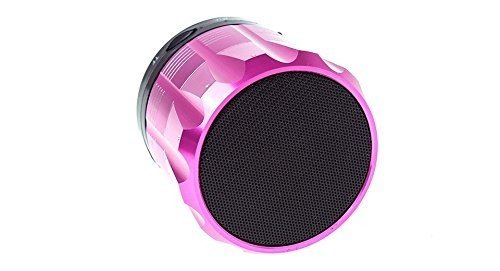 Outdoor mini wireless buletooth portable speaker , stereo speaker  in Pink S12