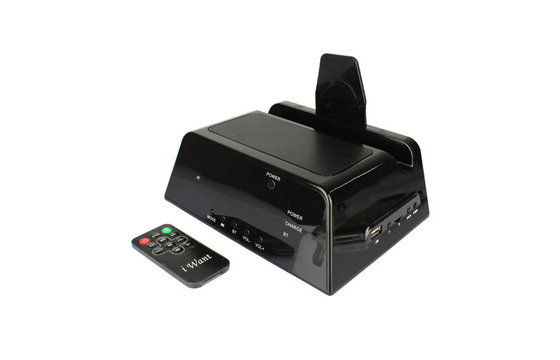 Drahtlose tragbare Bluetooth-Stereosprecher Rechargable weiß/Schwarzes mit FM-Radio