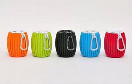 Mini leichte drahtlose Handy-Sprecher, tragbarer schwarzer Musik-Bluetooth-Sprecher