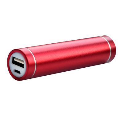 tube cylinder Mobile Power Bank 2600mah Lithium – ion rechargeable