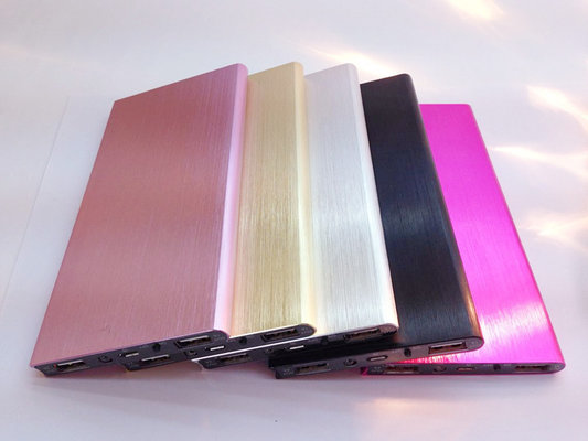 smartphone colorful Rechargeable Power Bank high Capacity  with LED Light