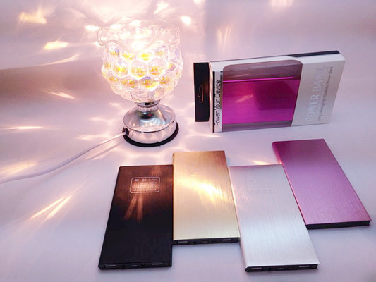 smartphone colorful Rechargeable Power Bank high Capacity  with LED Light