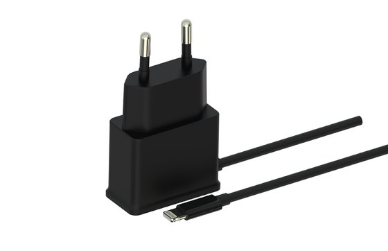 USB Port Lightning Portable Charger For IPhone / IPod / IPad Black / White