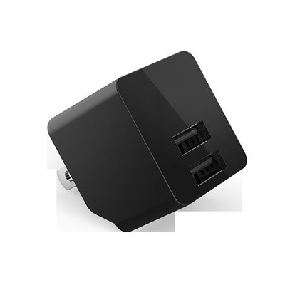 ETL Certified 2 Port USB Wall Charger , 5 Volt 2.4 Amp Mini USB Wall Charger