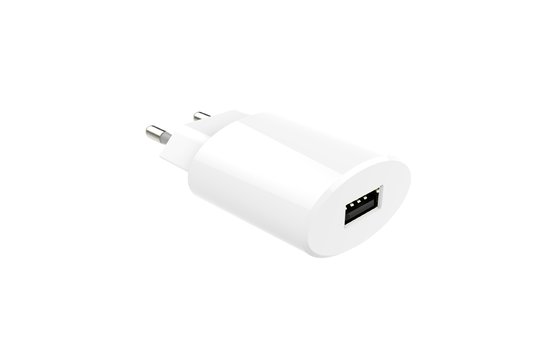 CE Certified Portable Single USB Wall Charger 5 Voltage Output EU Plug