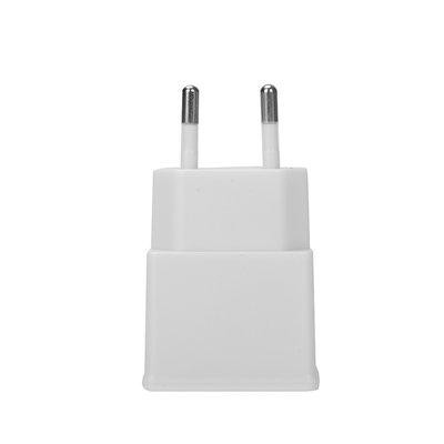 EU Plug Single USB Wall Charger Smart Devices Suitable ABS PC Material
