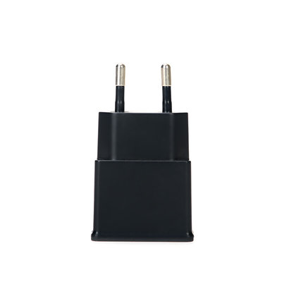 CE ERP LVD ROHS Single USB Wall Charger EU Plug 100-240V 50 / 60Hz Input