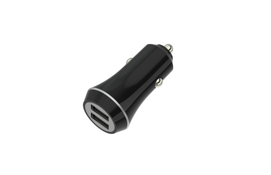Double USB 2.4 A 5v 2.1 A USB Charger , 2 USB Port Car Charger For Iphone